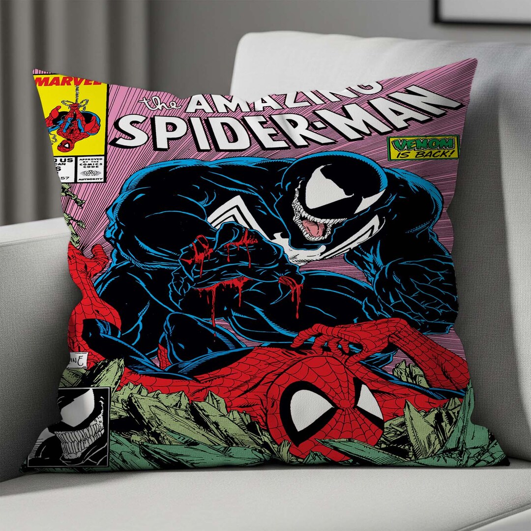 Amazing Spiderman Venom Pillow Cover - Etsy