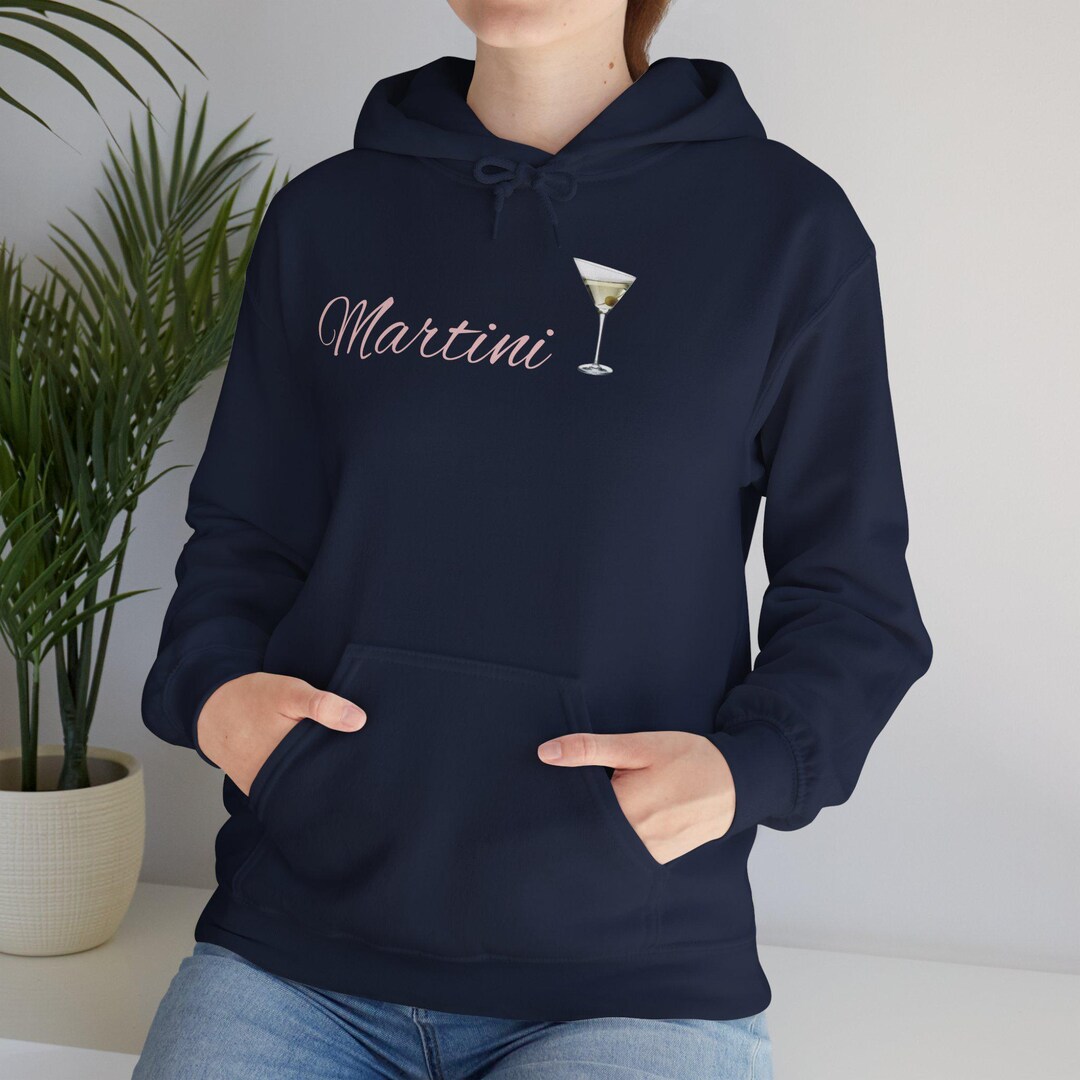 Martini Glass Cocktail Hoodie - Etsy
