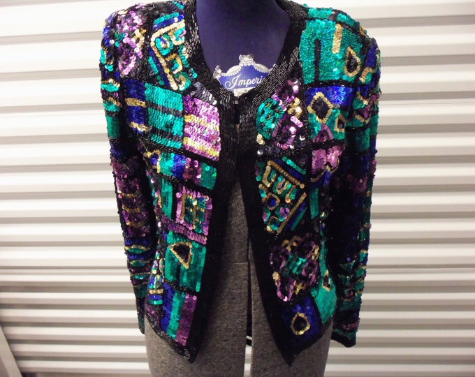 The Obnoxious Sequin Jacket - Etsy