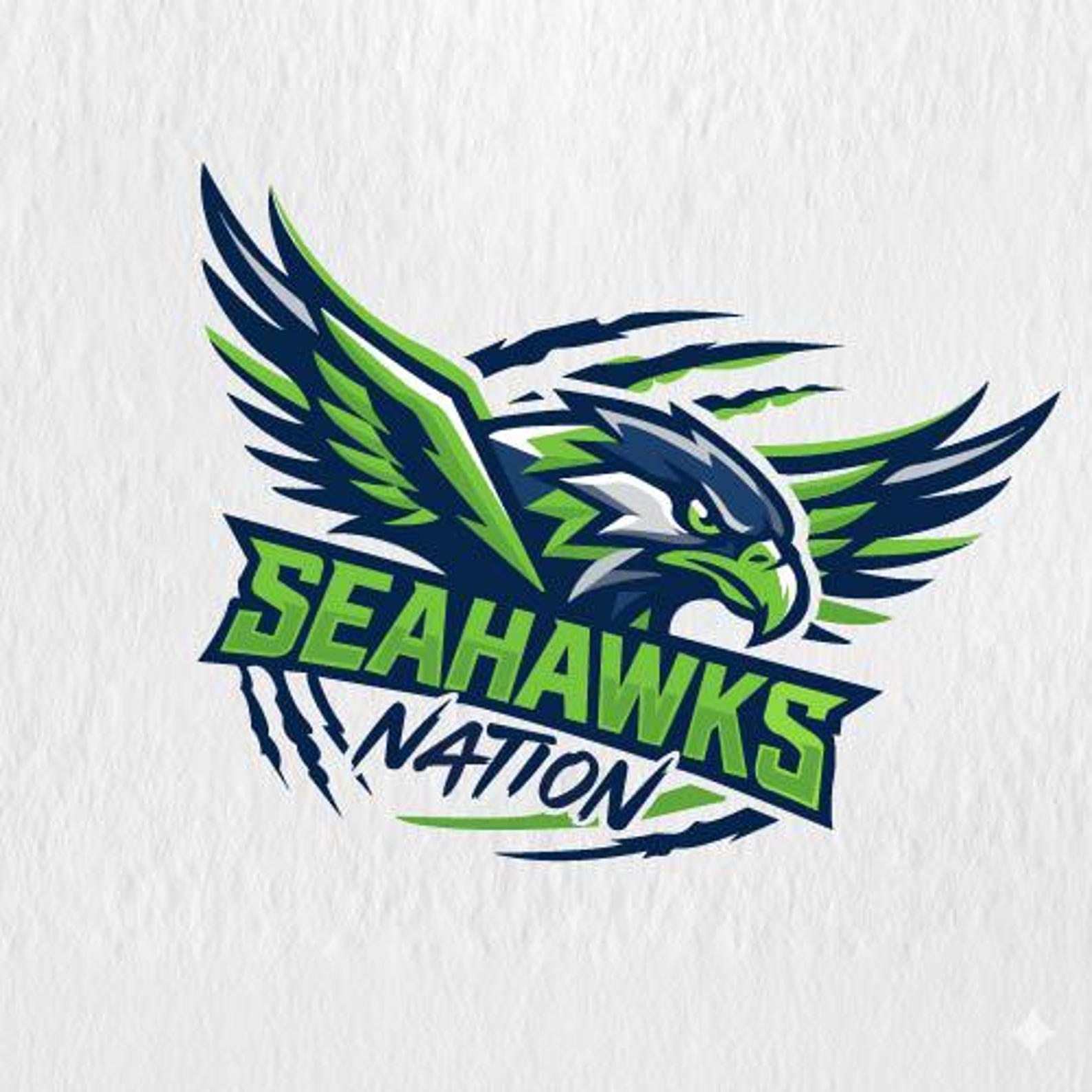 Seahawk Mascot Logo | Eagle Sports Team Logo | Hawk Esports Emblem ...
