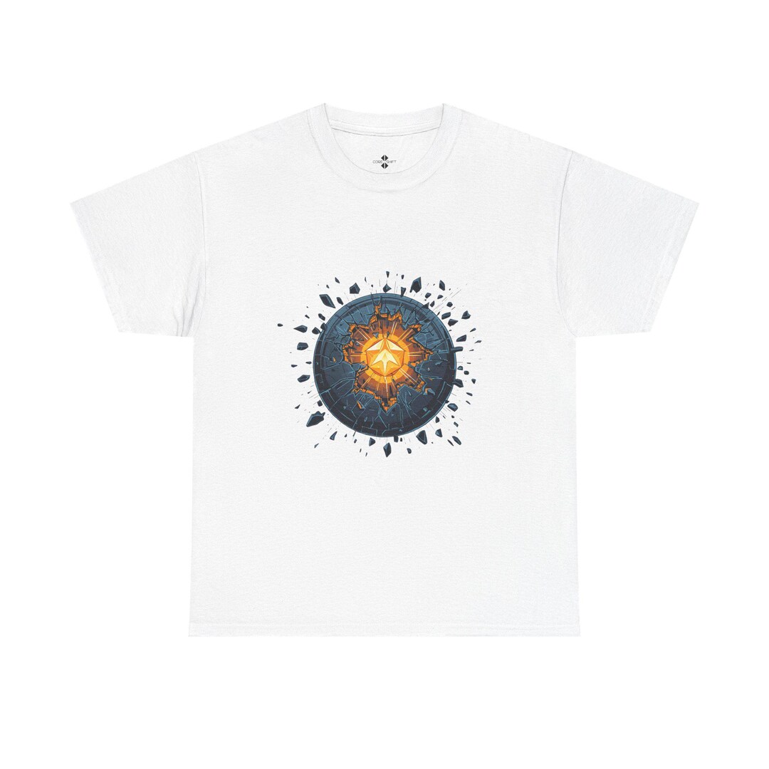 Cracked Orb Energy Core T-shirt | Sci-fi Magic Circle, Shattered Stone ...