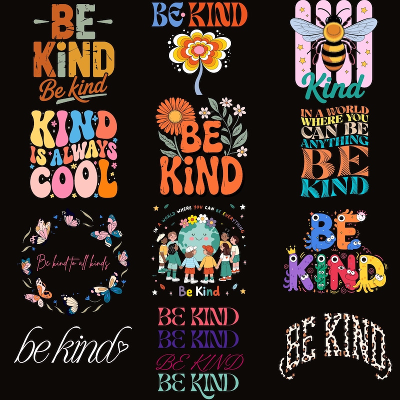 Kindness Quote Wall Art - Etsy