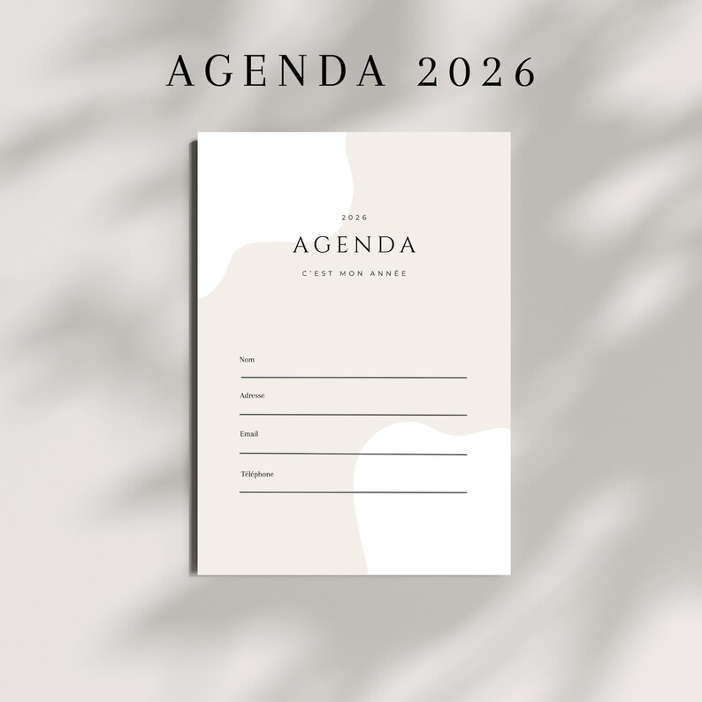 Customizable 2026 Planner – Printable PDF | Annual & Daily Planner - Etsy