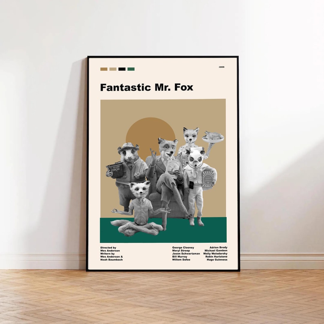 Fantastic Mr. Fox, Movie Poster, Film Poster, TV Show Poster, Wes ...