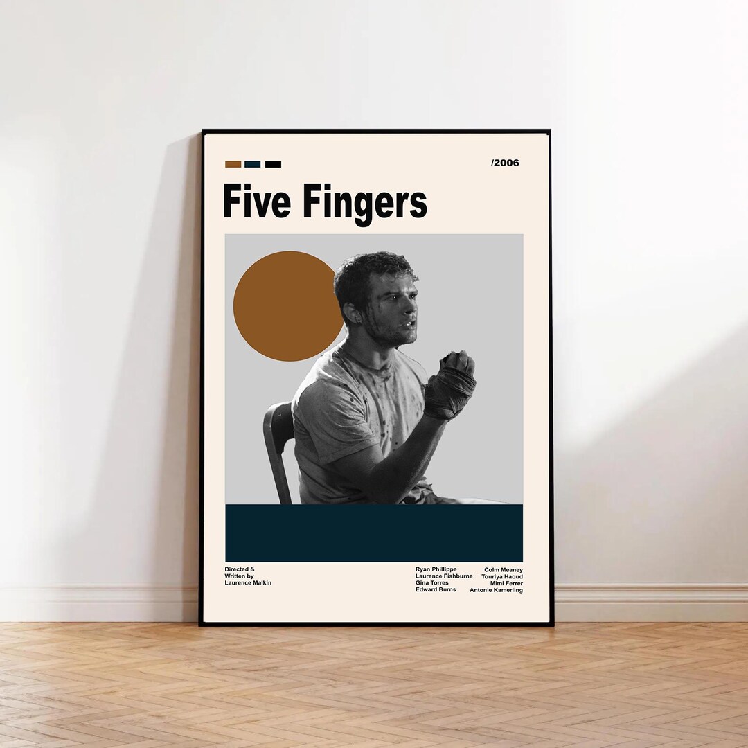 Five Fingers, Movie Poster, Cult Sci Fi Film, Cinema Wall Decor, Film ...