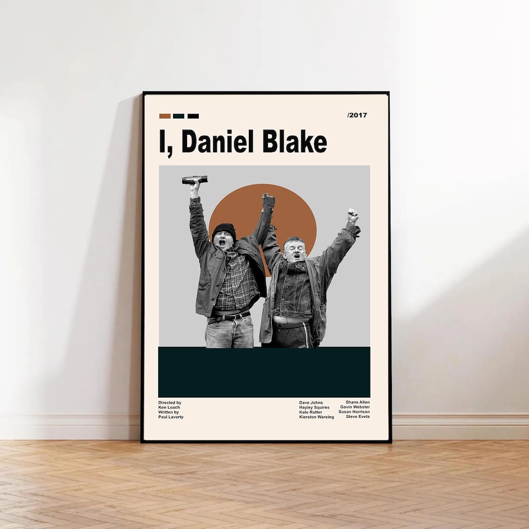 I, Daniel Blake Poster, Moi, Daniel Blake, Movie Poster Art, Minimal ...