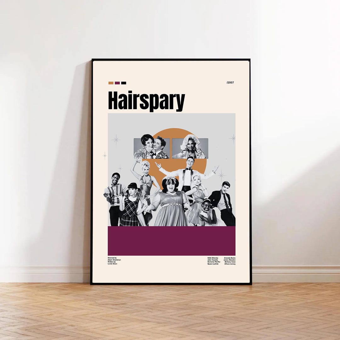 Hairspray Movie Poster, Film Fan Collectibles, Vintage Movie Poster ...