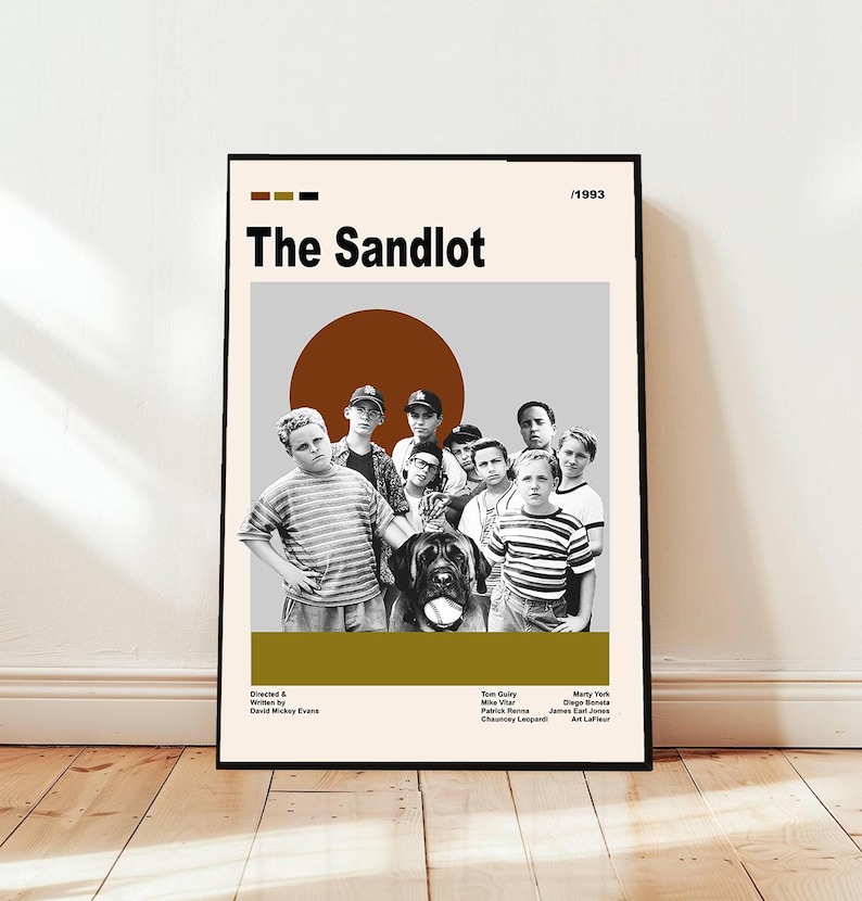 The Sandlot Poster, Retro Movie Poster, Childhood Time Movie Poster ...