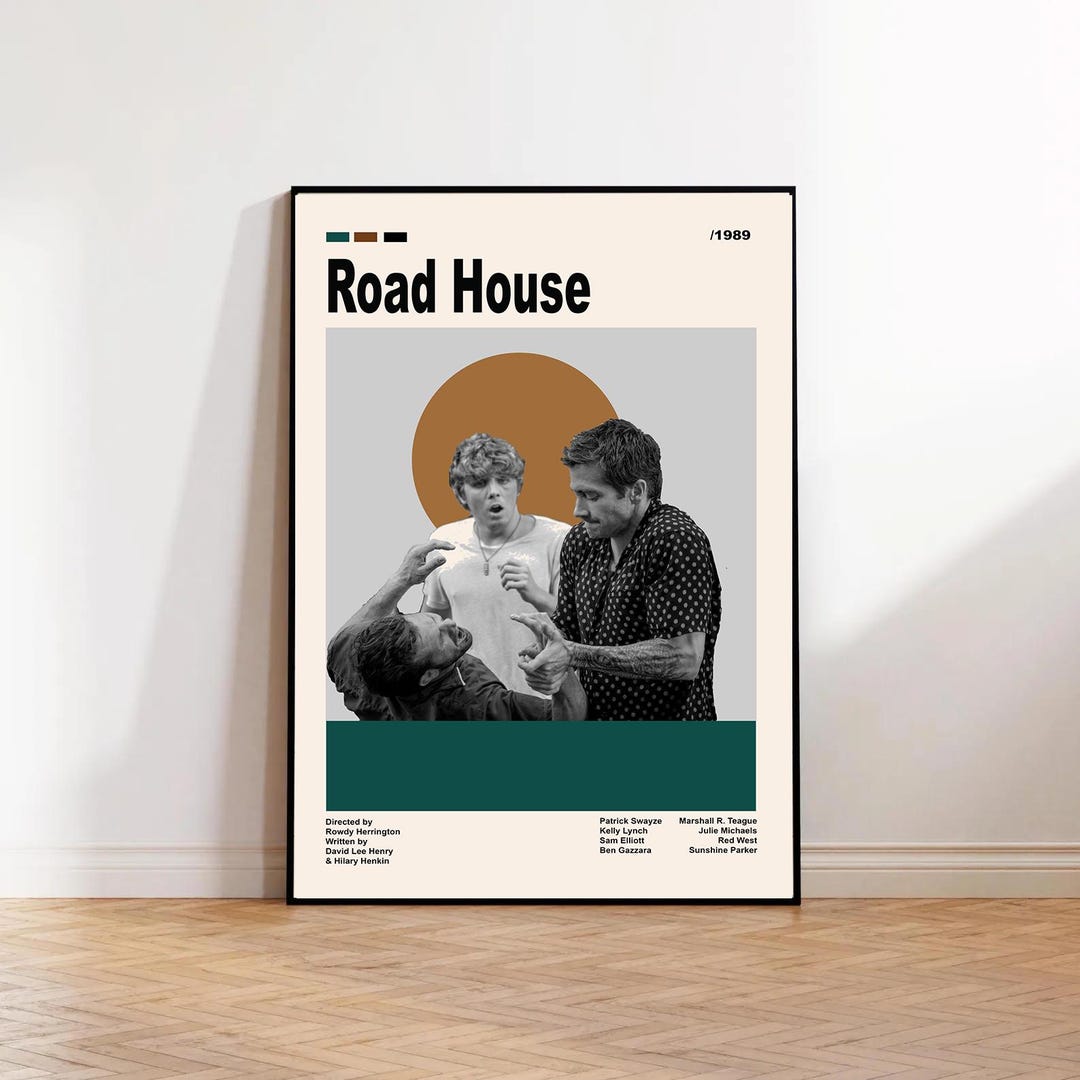 Road House Movie Poster, Movie Fan Collectibles, Patrick Swayze ...