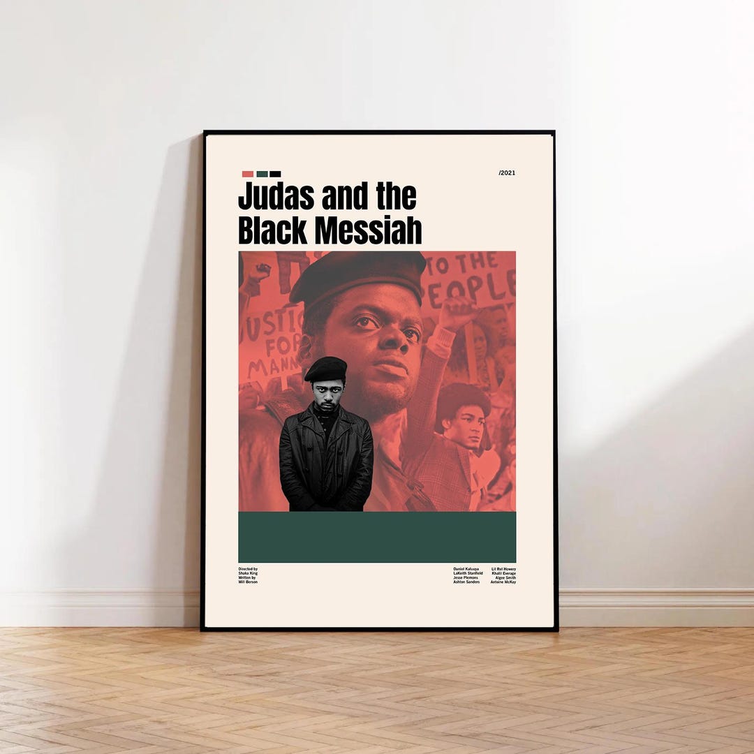 JUDAS and the BLACK MESSIAH Movie Poster, Daniel Kaluuya, Shaka King ...