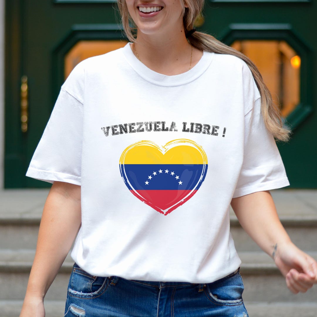 Venezuela Libre Shirt | Captured Live Maduro Graphic Crewneck ...
