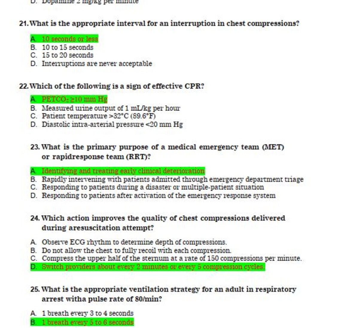 ACLS Exam Version A & B Correctly Answered 2026 Updated - Etsy