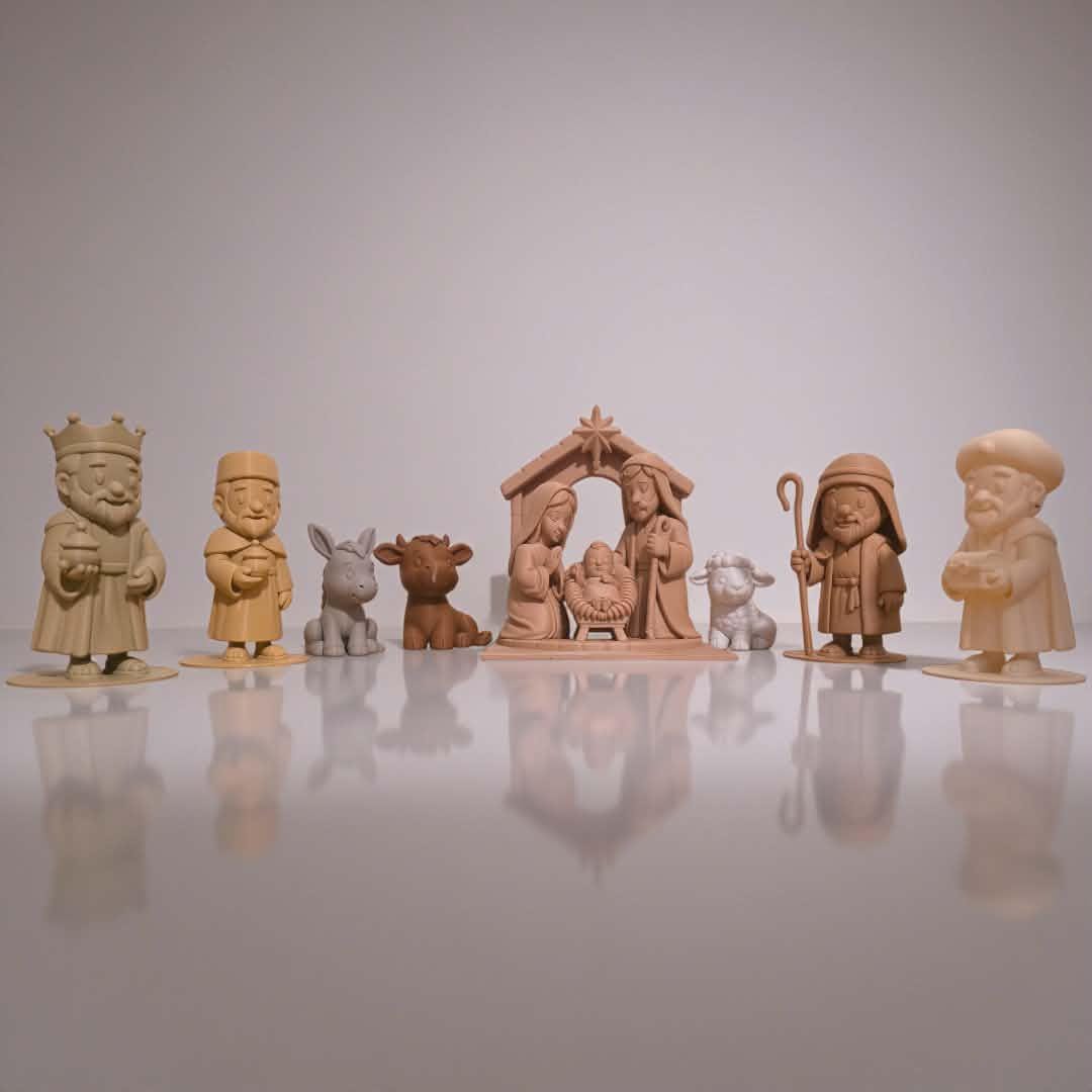 3D Printed Nativity Scene - Etsy