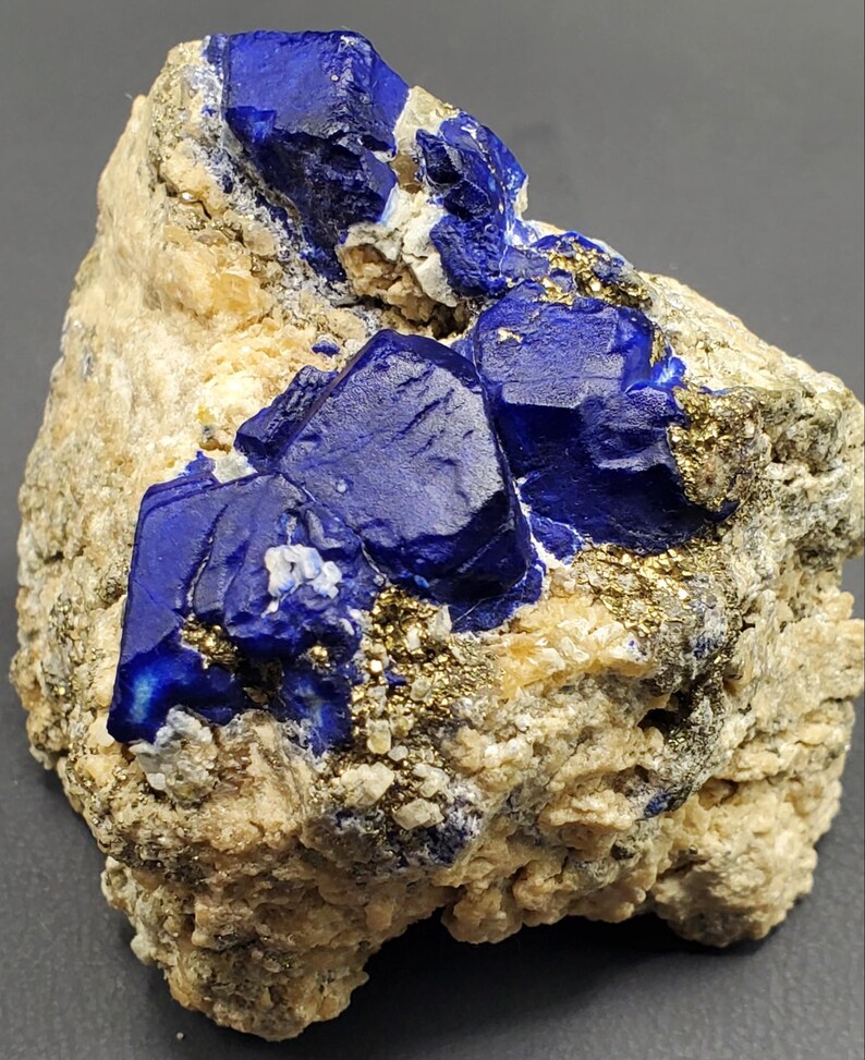 Lazurite Forsterite Pyrite Specimen: Afghanistan Mineral (379 Gram) - Etsy