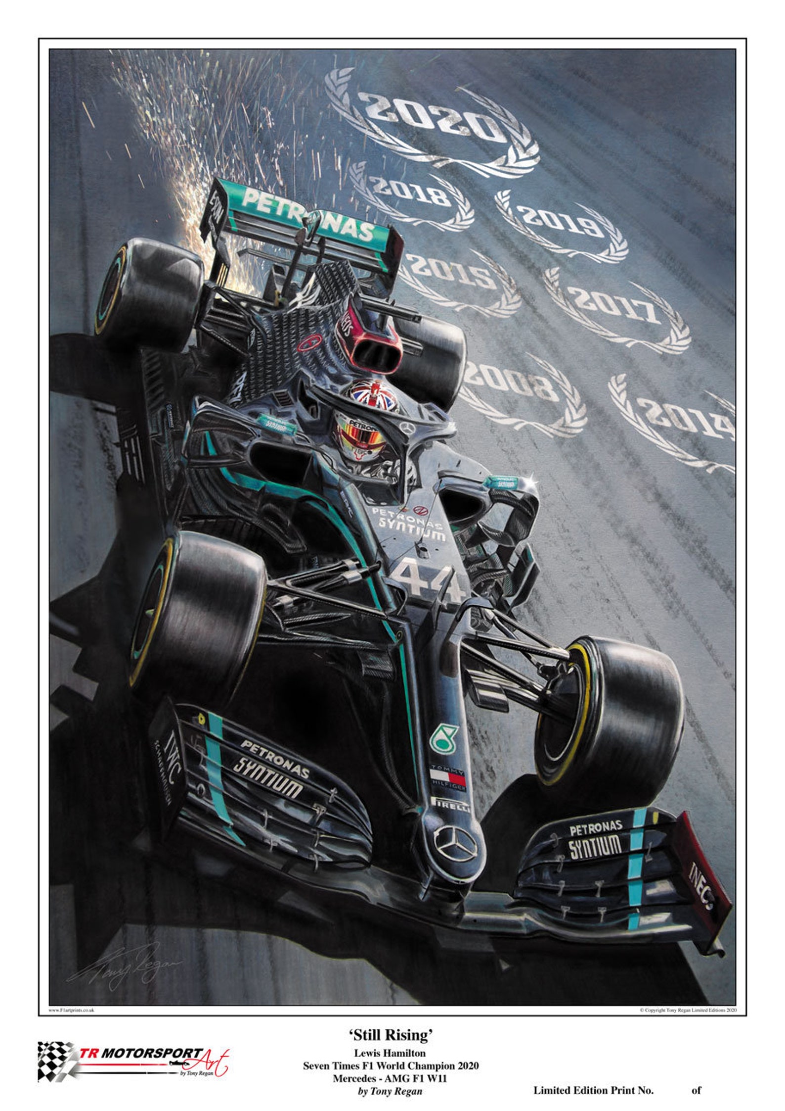 Still Rising- Lewis Hamilton Seven Times World Champion 2020 F1 ...