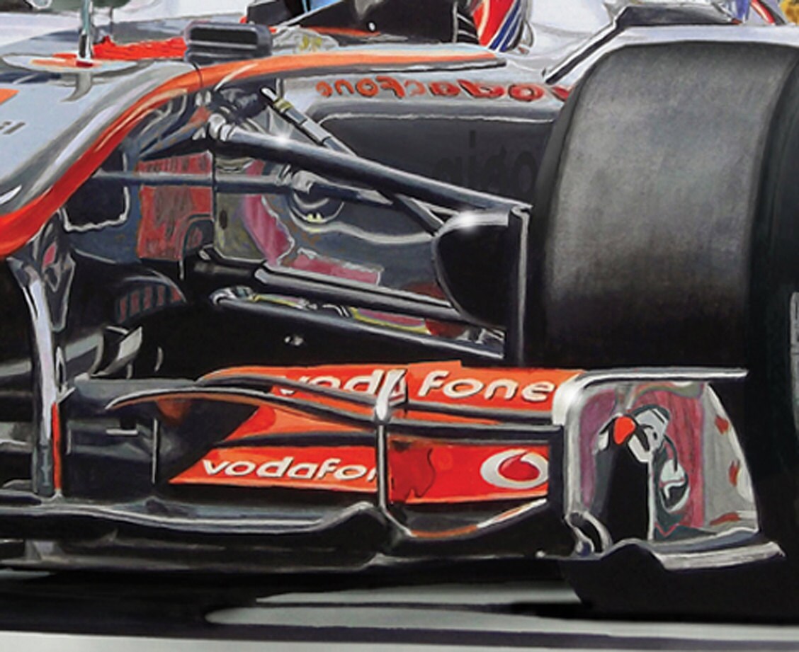Jenson Button F1 Mclaren 2010 Limited Edition Art Print - Etsy