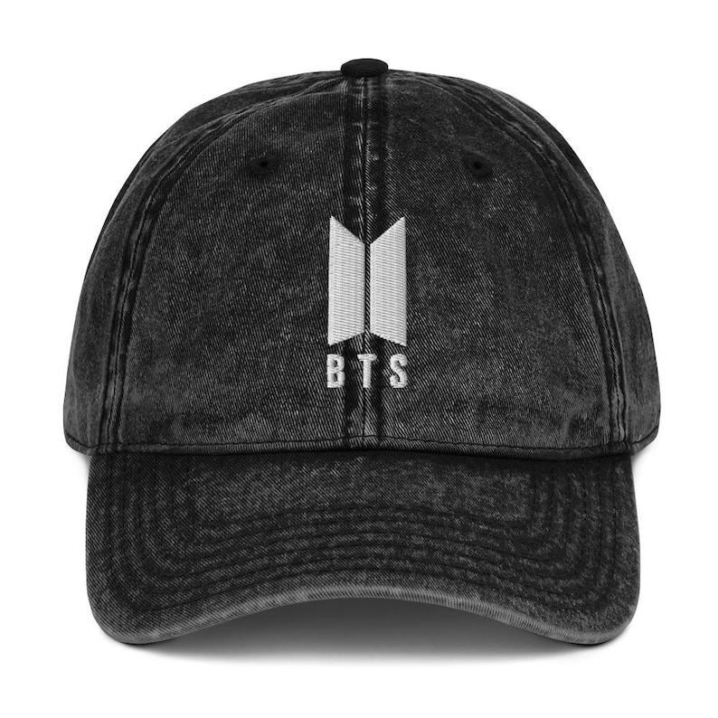 BTS Logo Army Embroidered Vintage Cap - Etsy