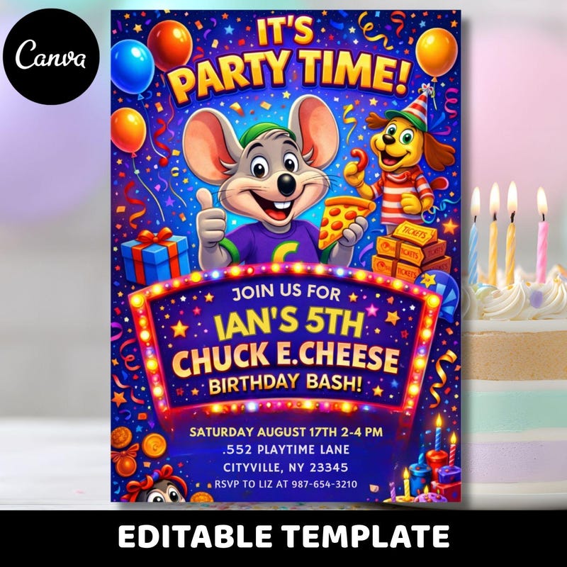 Chuck Birthday Card - Etsy