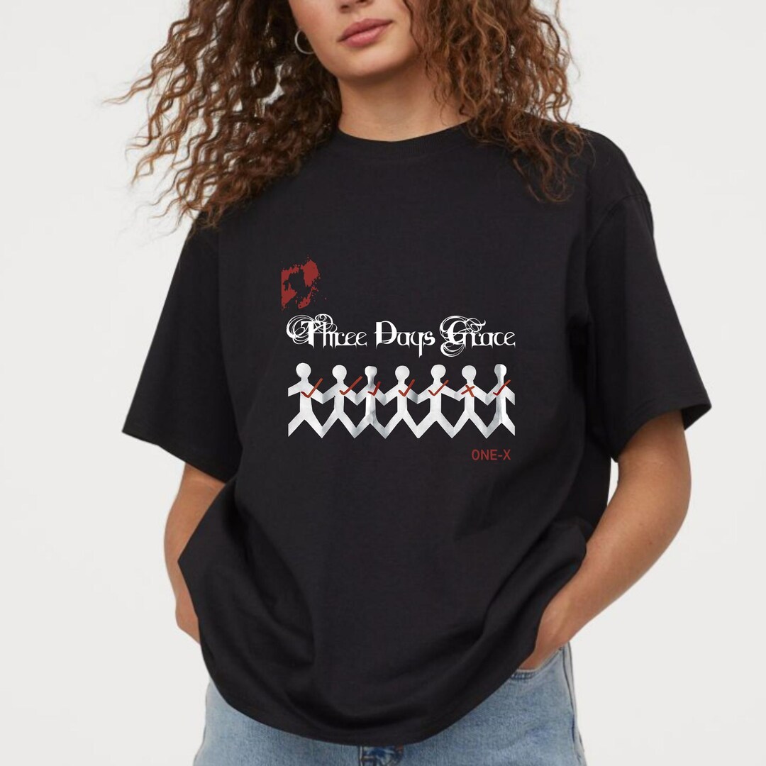 Three Days Grace Stick Figure Graphic Tee: Rock Band Music Fan Shirt - Etsy