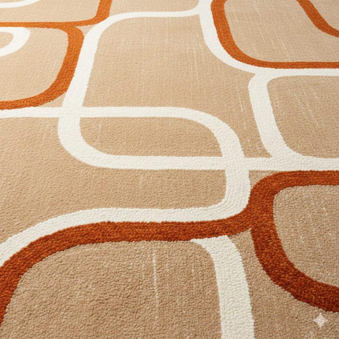 Hand Tufted Carpet: A Blend of Artistry and Design, Geometric Elegance ...