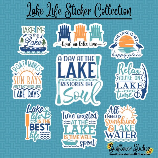 Lake Life Decal - Etsy