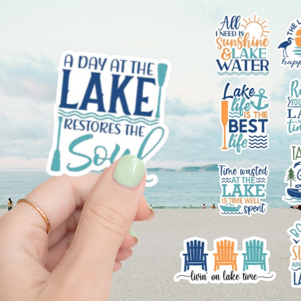 Lake Life Decal - Etsy