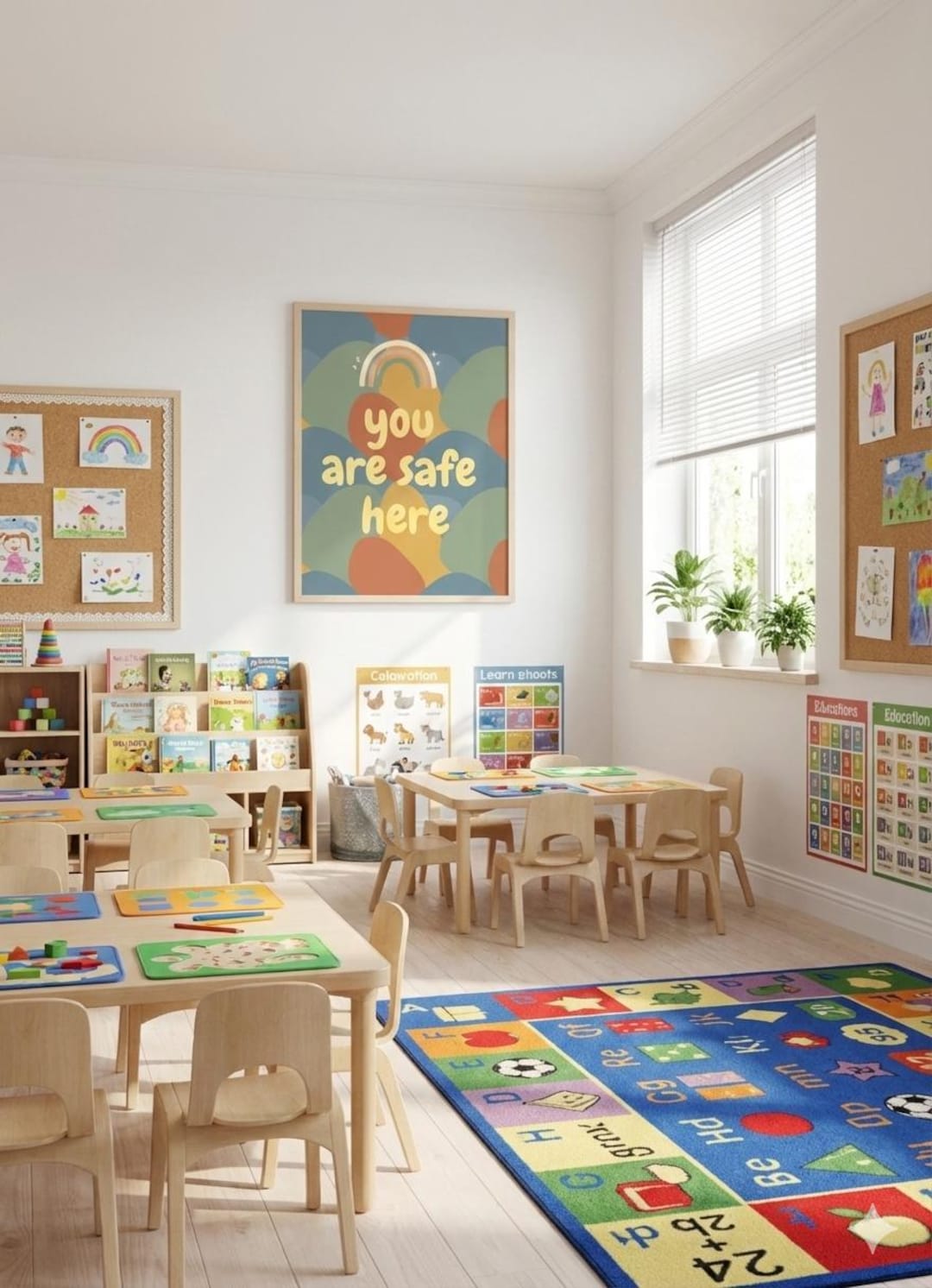 You Are Safe Here Poster | SEN Calm Corner Printable | Autism Friendly ...