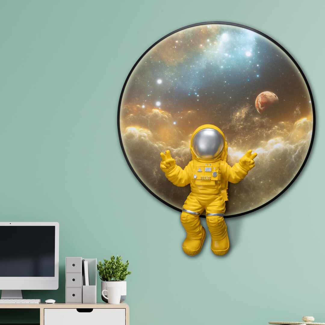 Astronaut, Pop Art, Shadow Box, Space, Galaxy, Wall Art - Etsy
