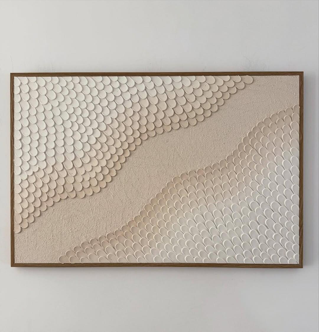 3d Wall Art Beachy Wall Art Handmade Plaster Wall Art Textured Wall Art ...