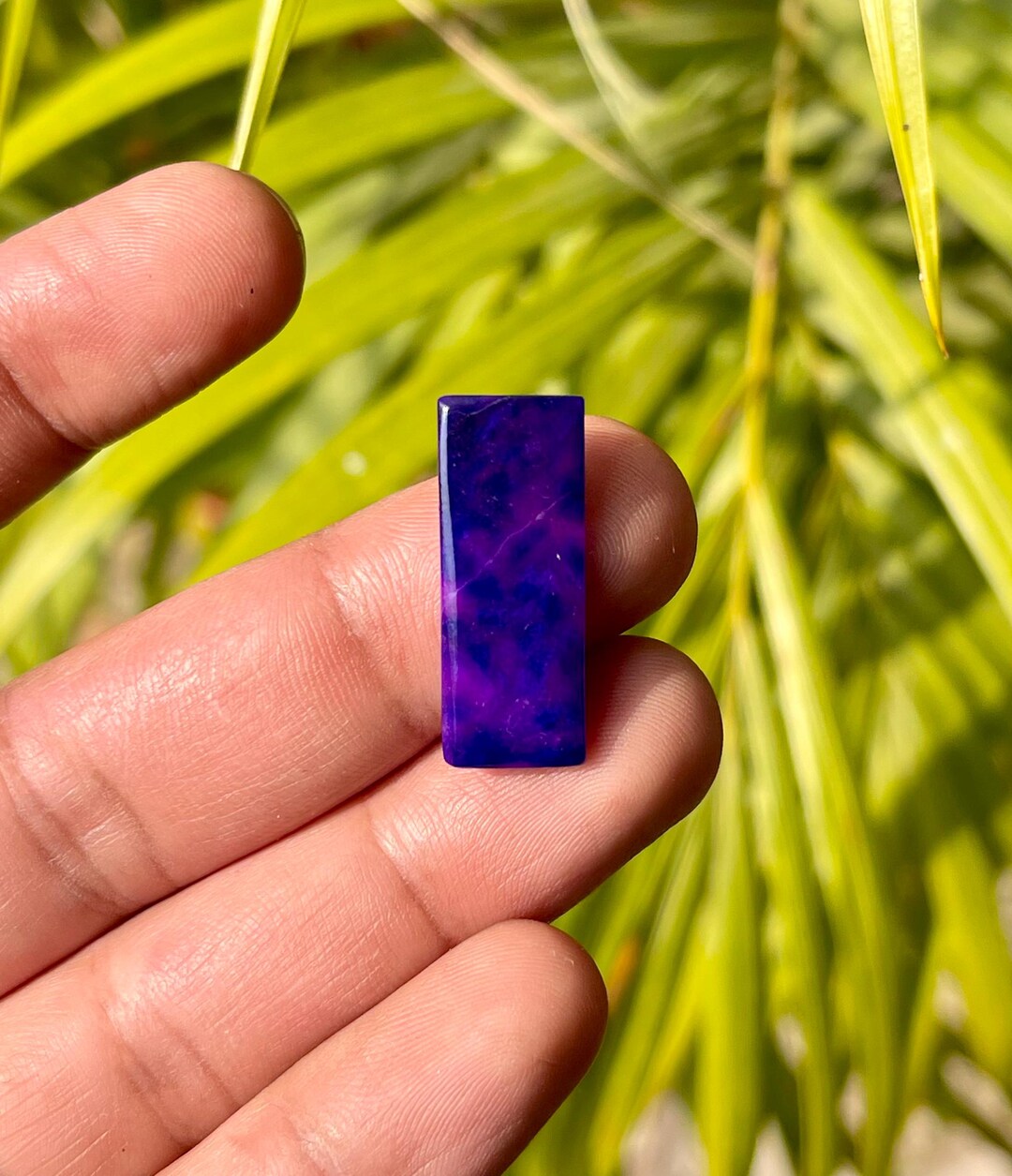 Rare Sugilite Cabochon, Natural Purple Gemstone (25x10 Mm, 8.ct) - Etsy