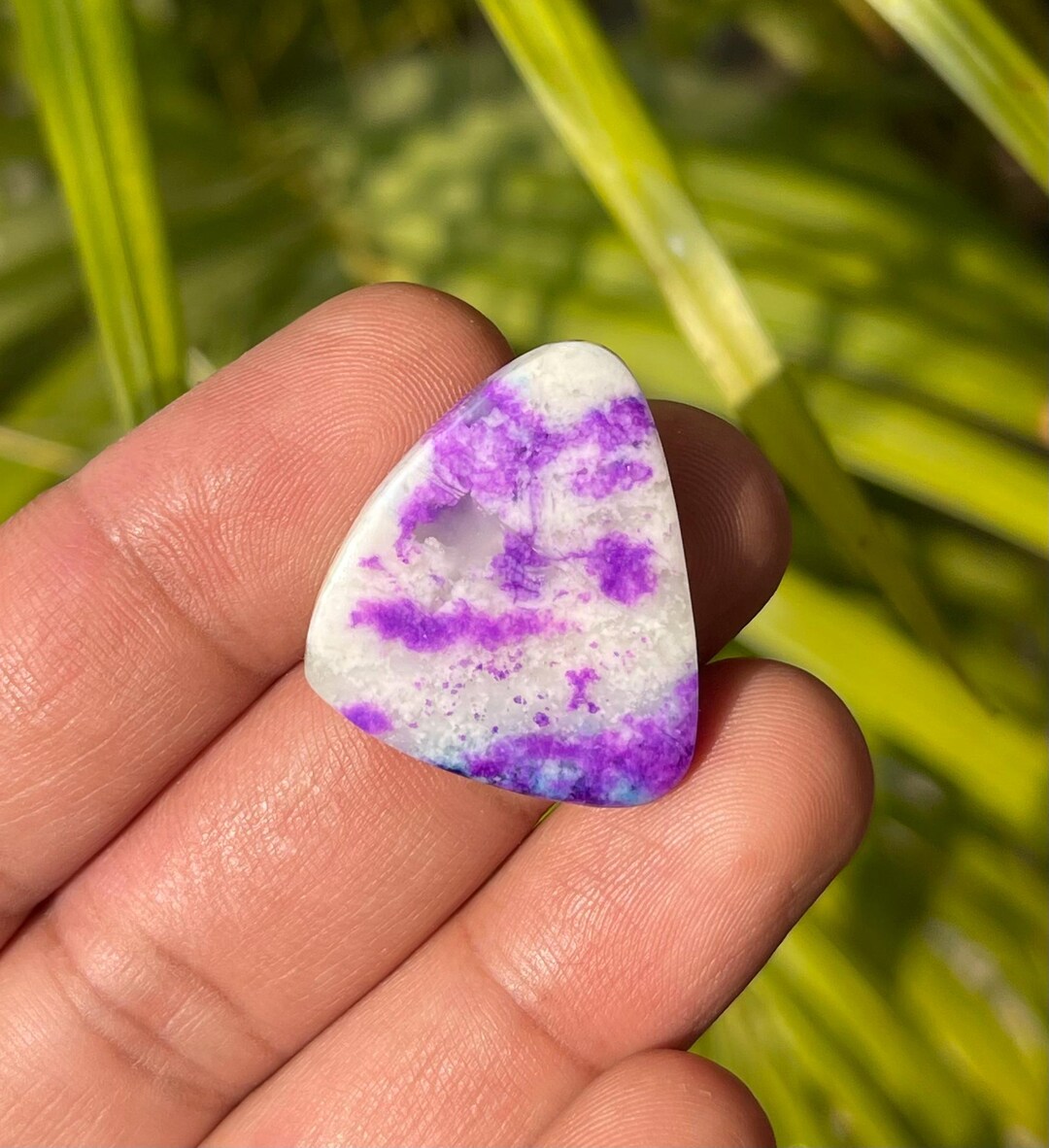Rare Sugilite Cabochon, Natural Purple Gemstone (26x23 Mm, 23.ct) - Etsy