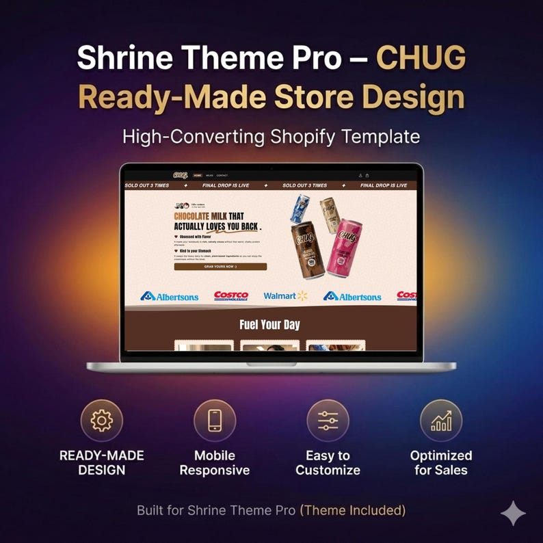 Shrine Theme Pro – CHUG Ready-made Shopify Store Design | High ...