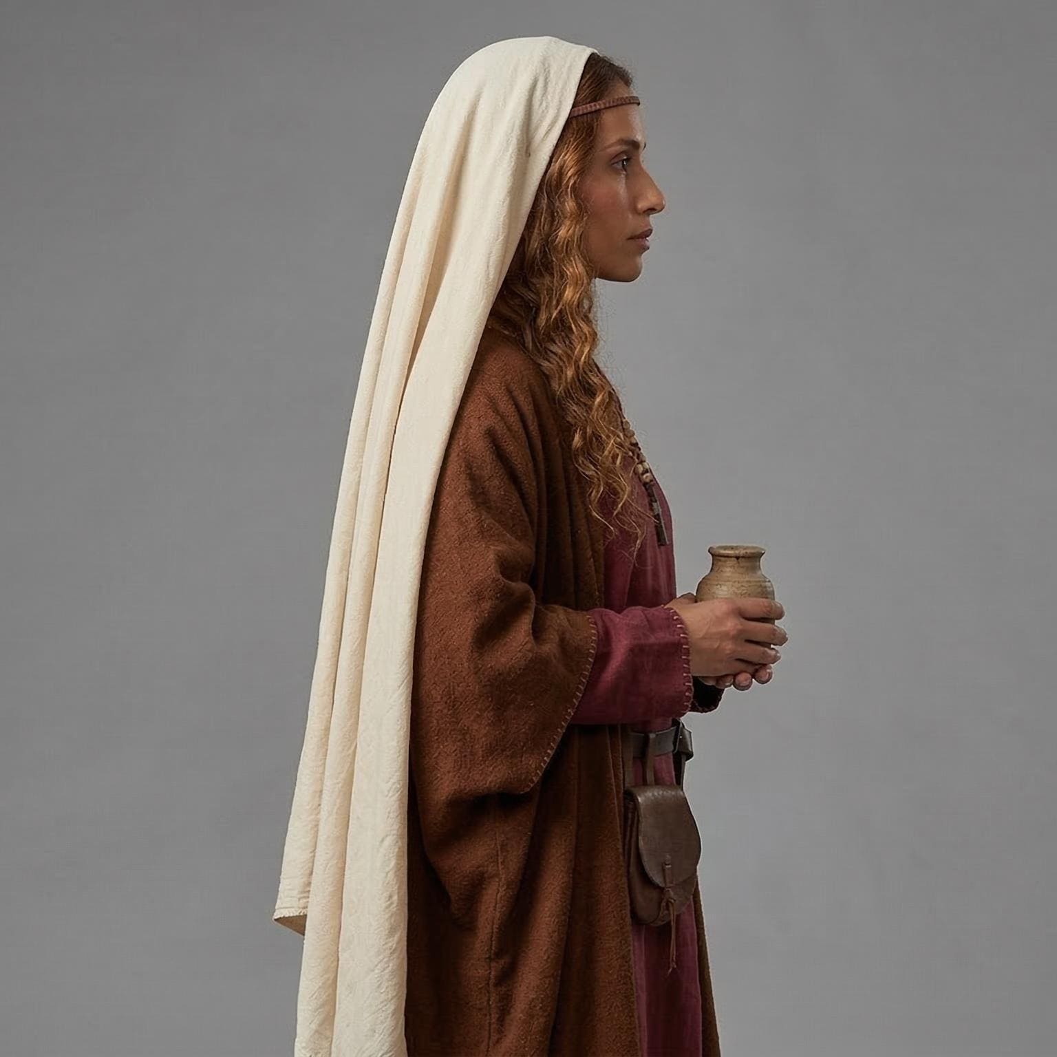 Mary Magdalene Costume Biblical Outfit, Holy Land Dress, Christian ...