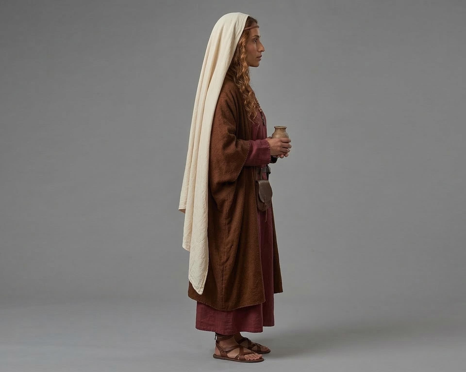 Mary Magdalene Costume Biblical Outfit, Holy Land Dress, Christian ...