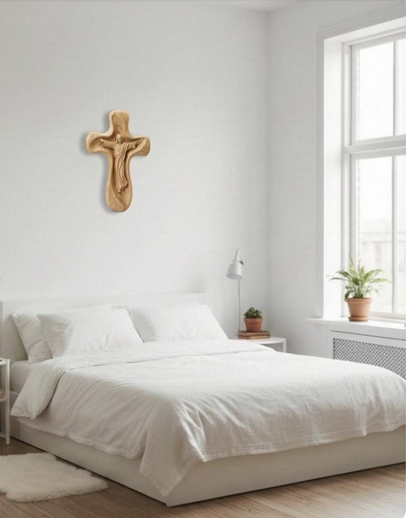 Jesus Cross 3D Relief – STL File for CNC & 3D Printing. Religious Wall ...