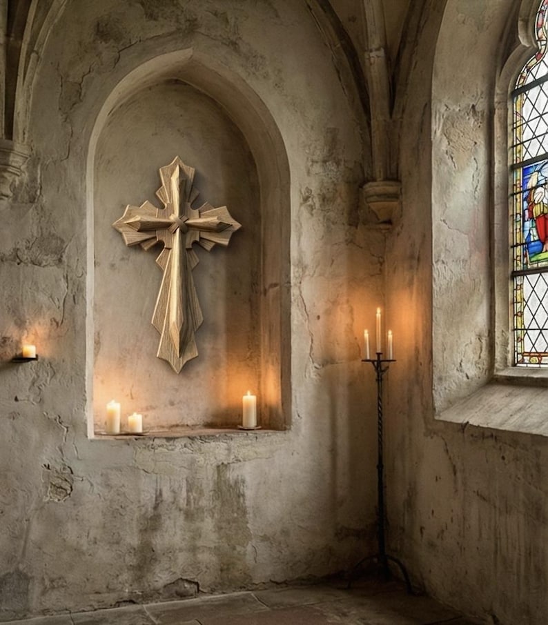 Cross 3D Relief – STL File for CNC & 3D Printing. Religious Wall Art - Etsy