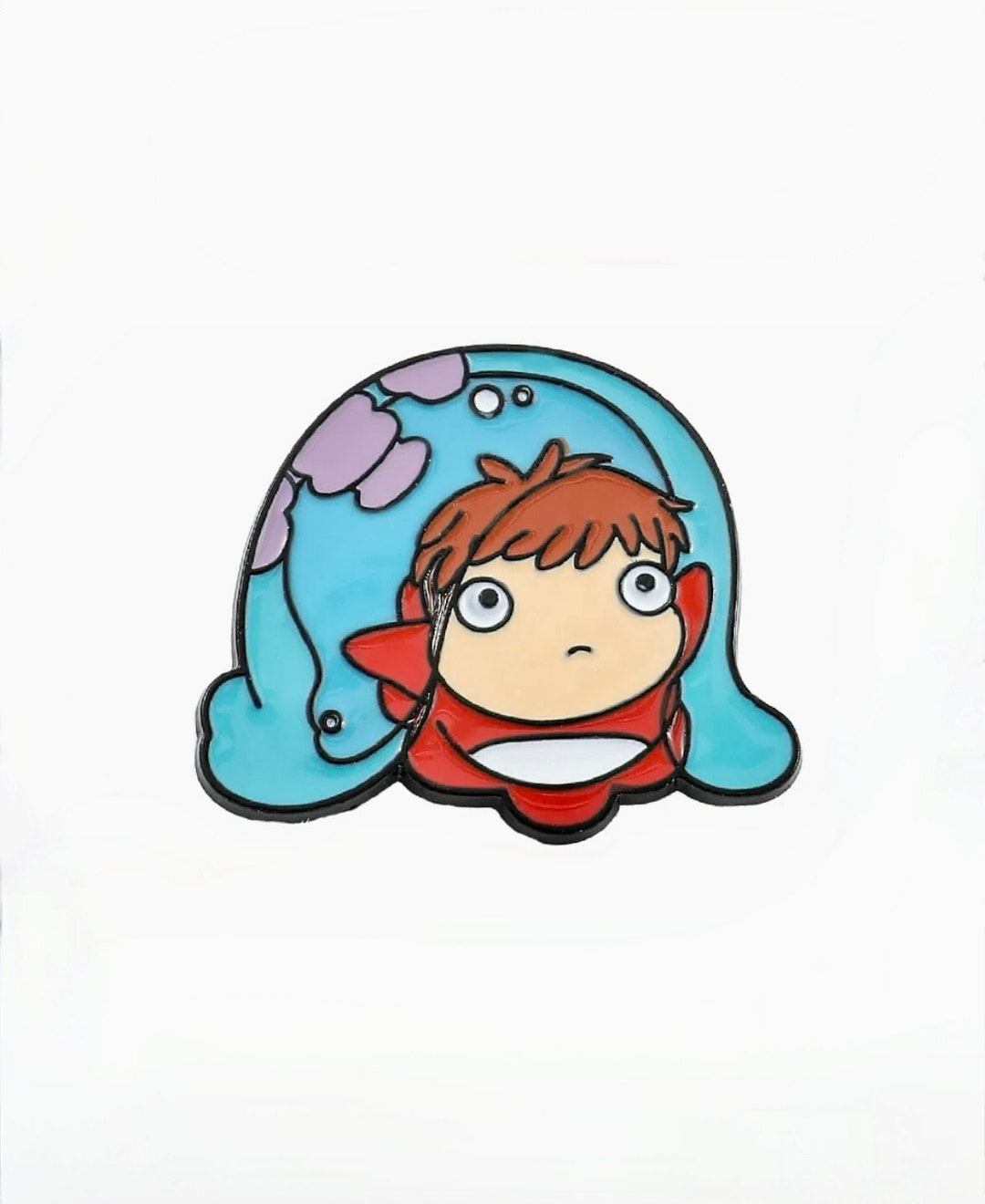 PONYO Animation STUDIO GHIBLI Fish Enamel Lapel Pin for totes, jackets ...