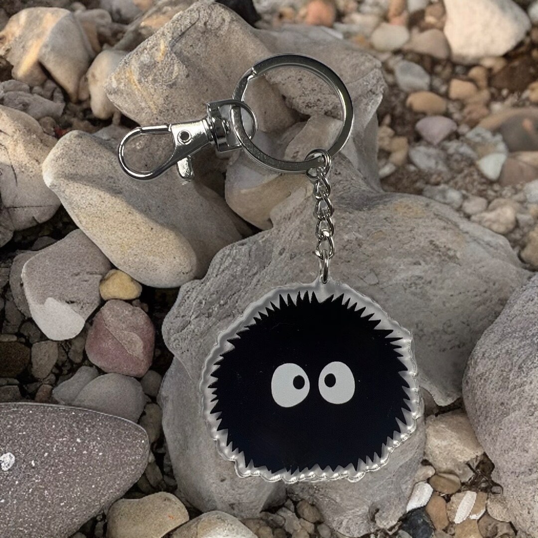 SOOT STUDIO GHIBLI Sprite Acrylic Anime Figure Keychain, Spirited Away ...