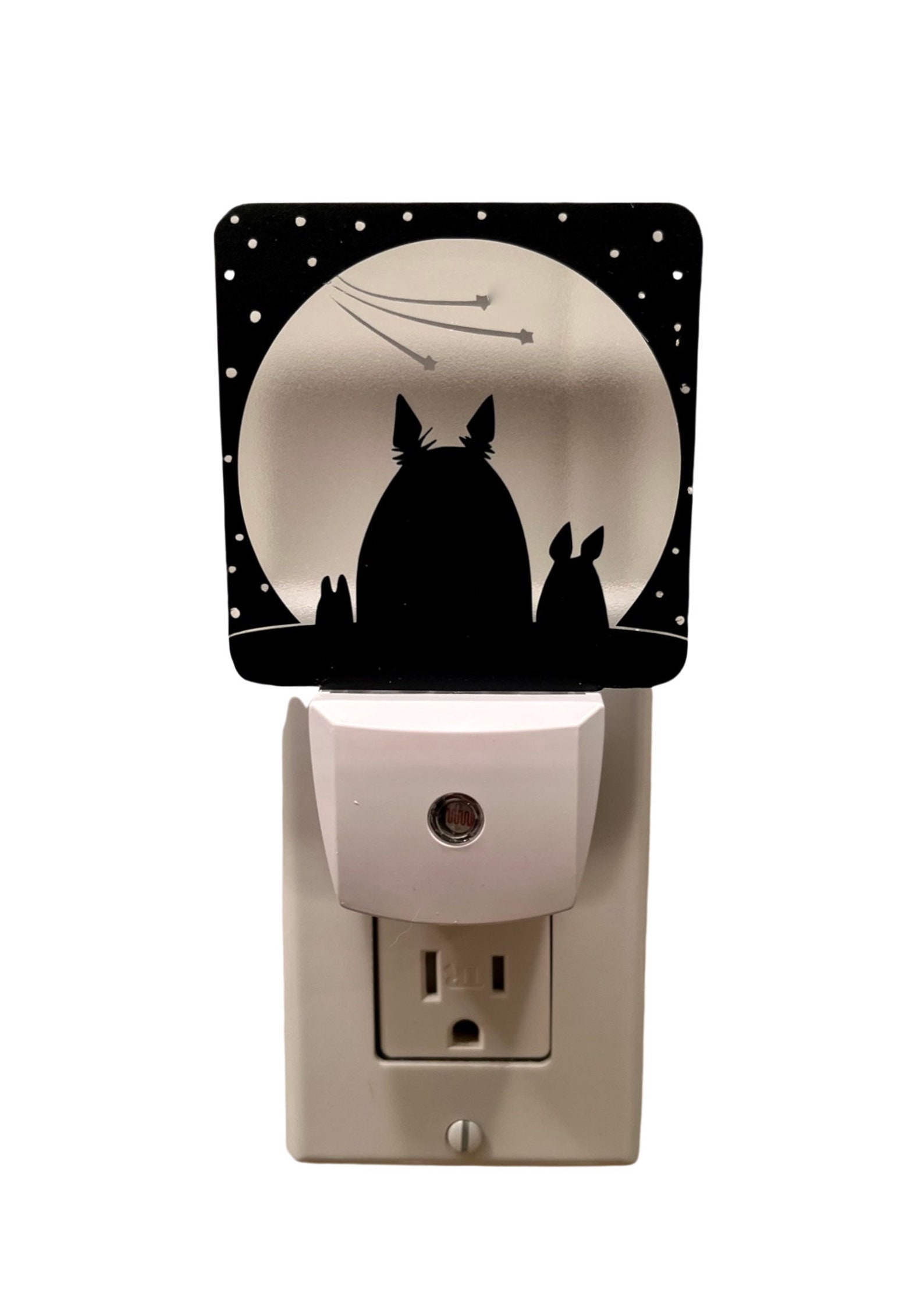 TOTORO Shooting Star Plug-in LED Night Light With Dusk-dawn - Etsy