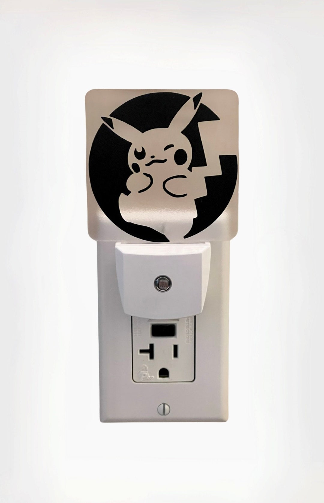 PIKACHU / KURBY / ASH Pokemon Plug-in Led Night Light With Dusk-dawn ...