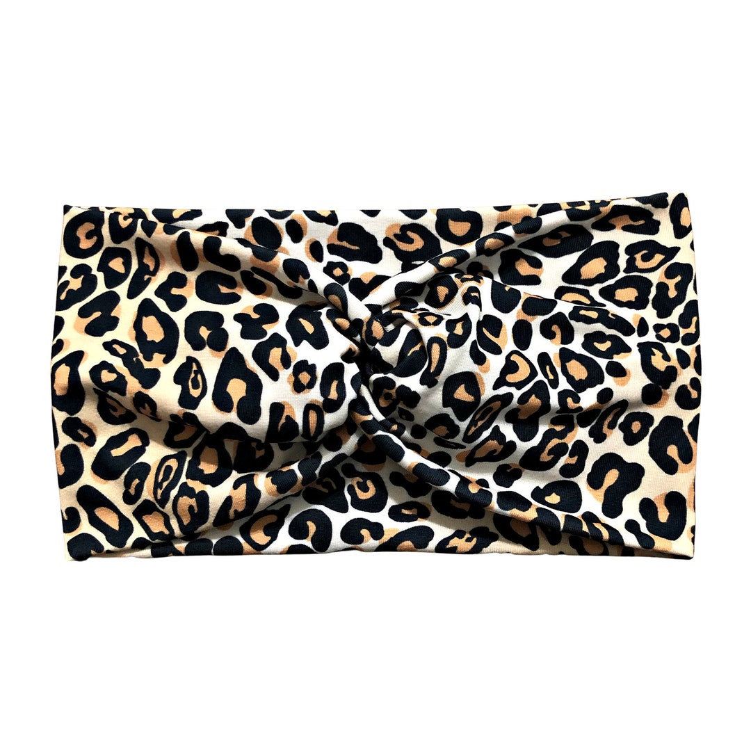 Classic Leopard Print Wide Headband for Women and Girls - Etsy
