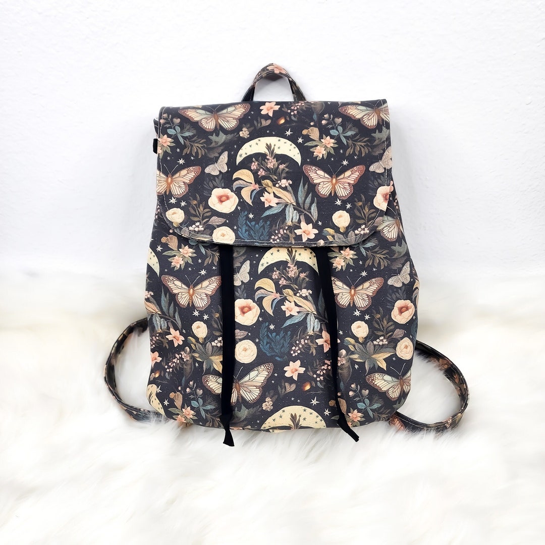 Handmade Fairy Backpack Bag for Women, Dark Cottage Core, Witchy ...