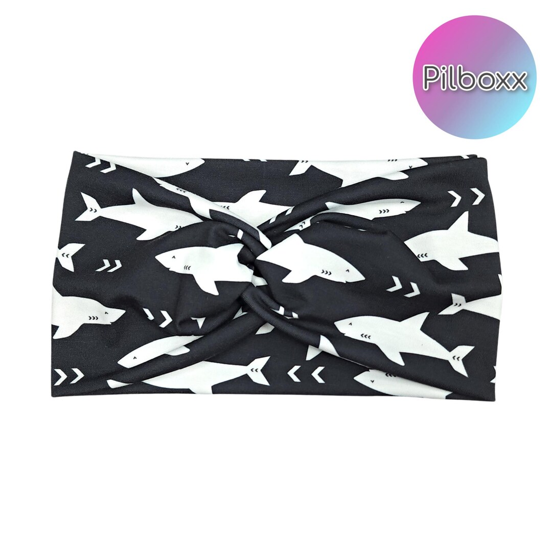 Shark Headband for Women, Wide Headband, Ocean Animal Hair Accessory ...