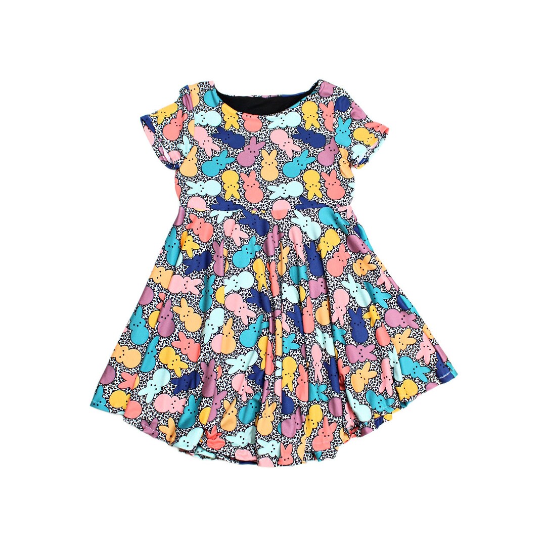 Easter Twirl Dress for Girls, Baby, Toddlers, Marshmallow Bunny Animal ...