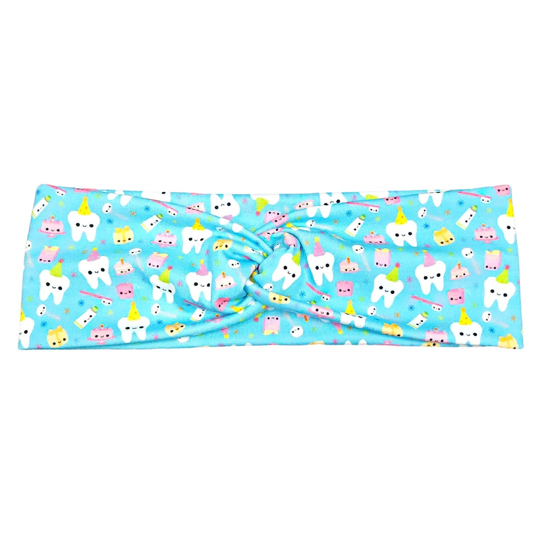 Birthday Party Teeth Dental Headband for Women, Button Headband - Etsy
