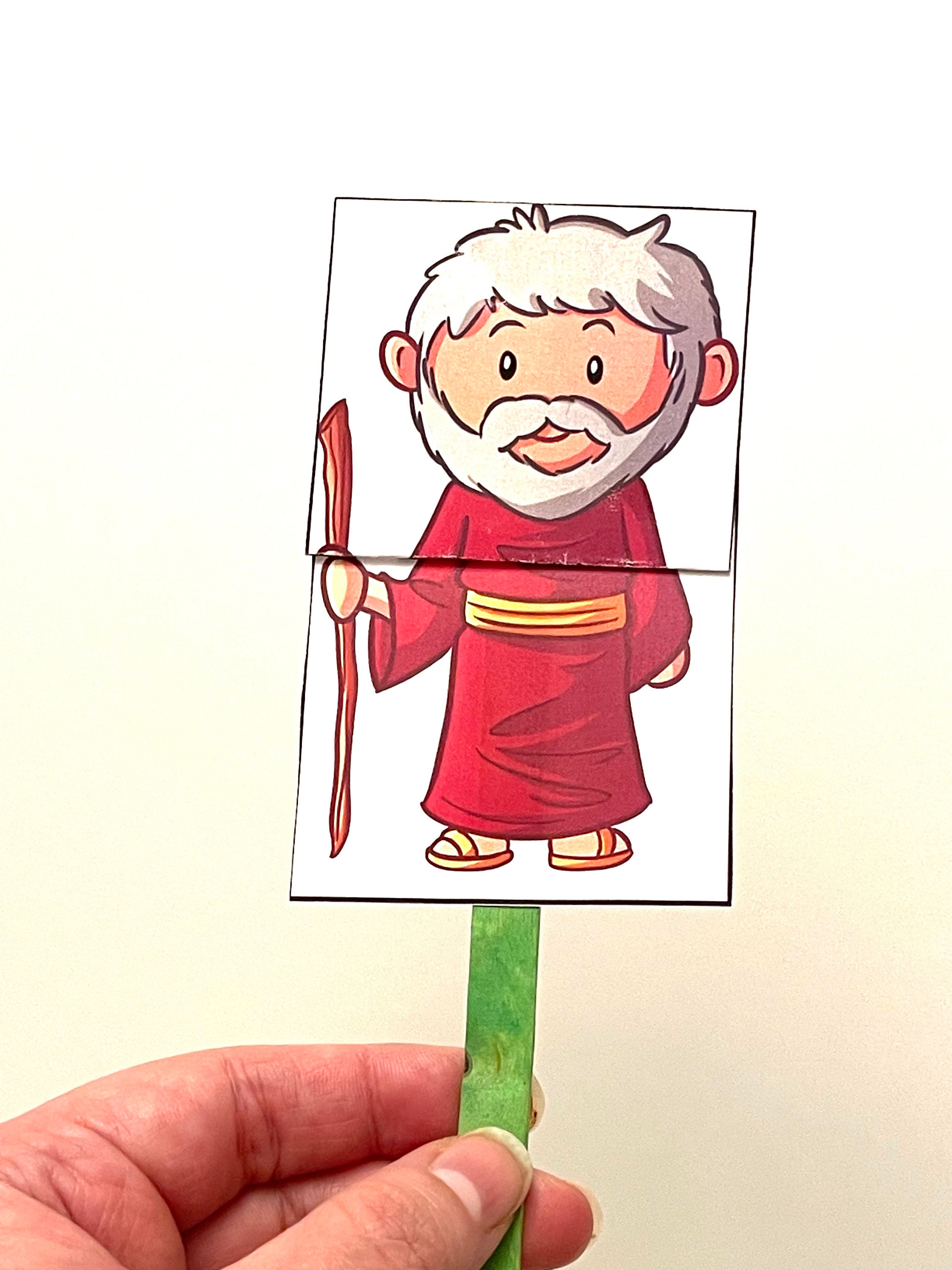 Paul's Damascus Road Craft: Bible Story Puppet (coloring Page) - Etsy