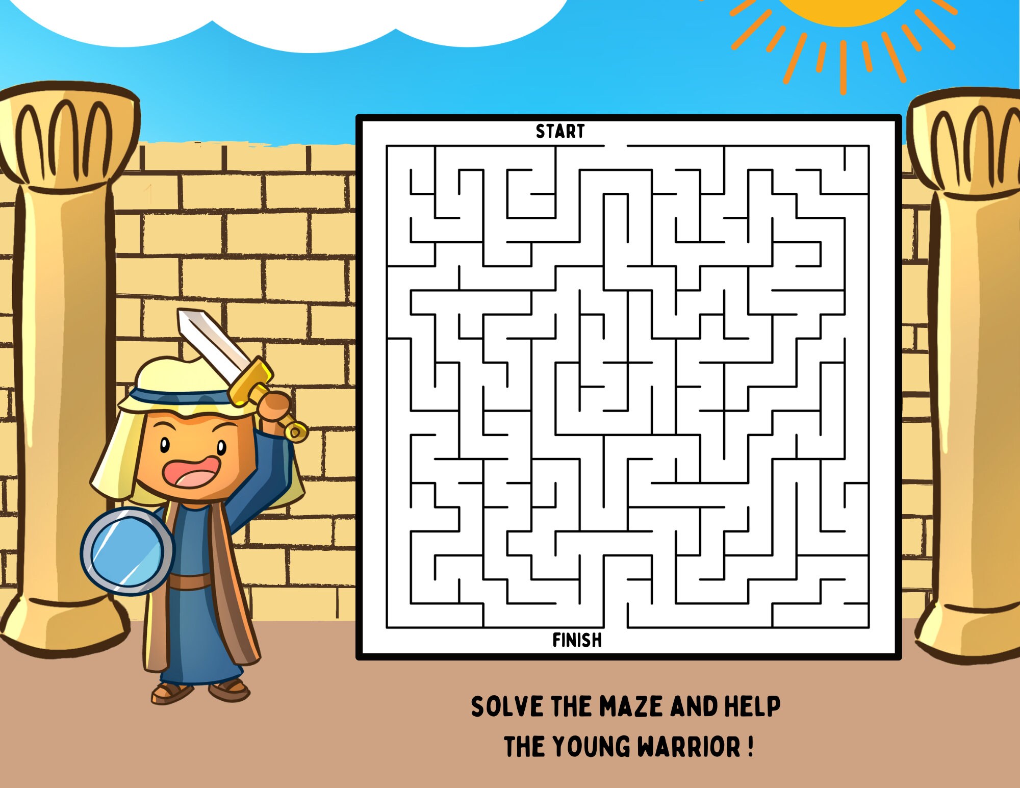 Joshua and the Battle of Jericho Craft | Sunday School Kid's Church ...