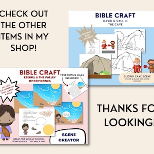 Make Your Own Bible Scene Daniel and the Lion's Den - Etsy