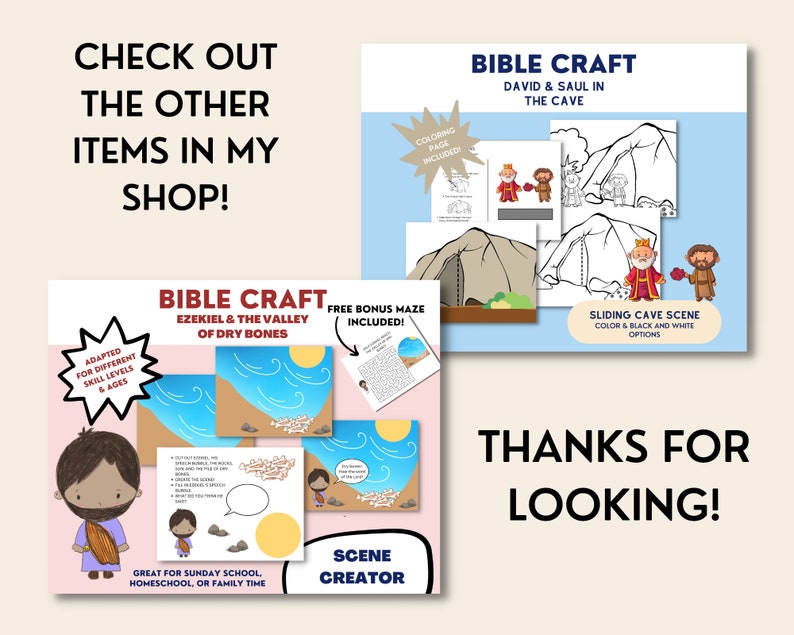 Make Your Own Bible Scene Daniel and the Lion's Den - Etsy