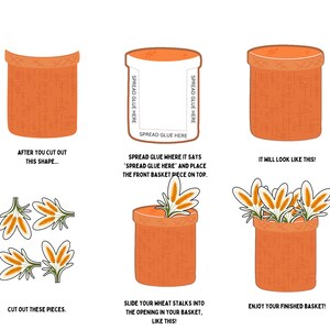 Ruth's Wheat Basket Bible Story Craft (digital Download) - Etsy